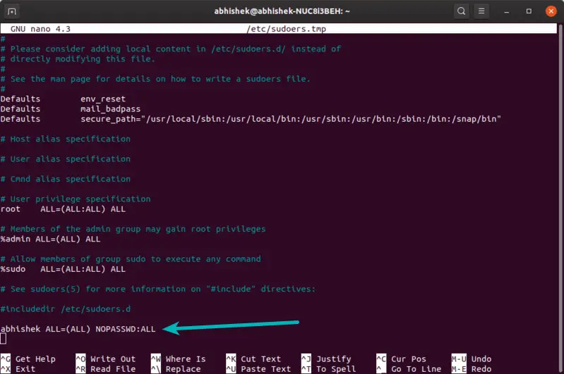 How To Run Sudo Without Password