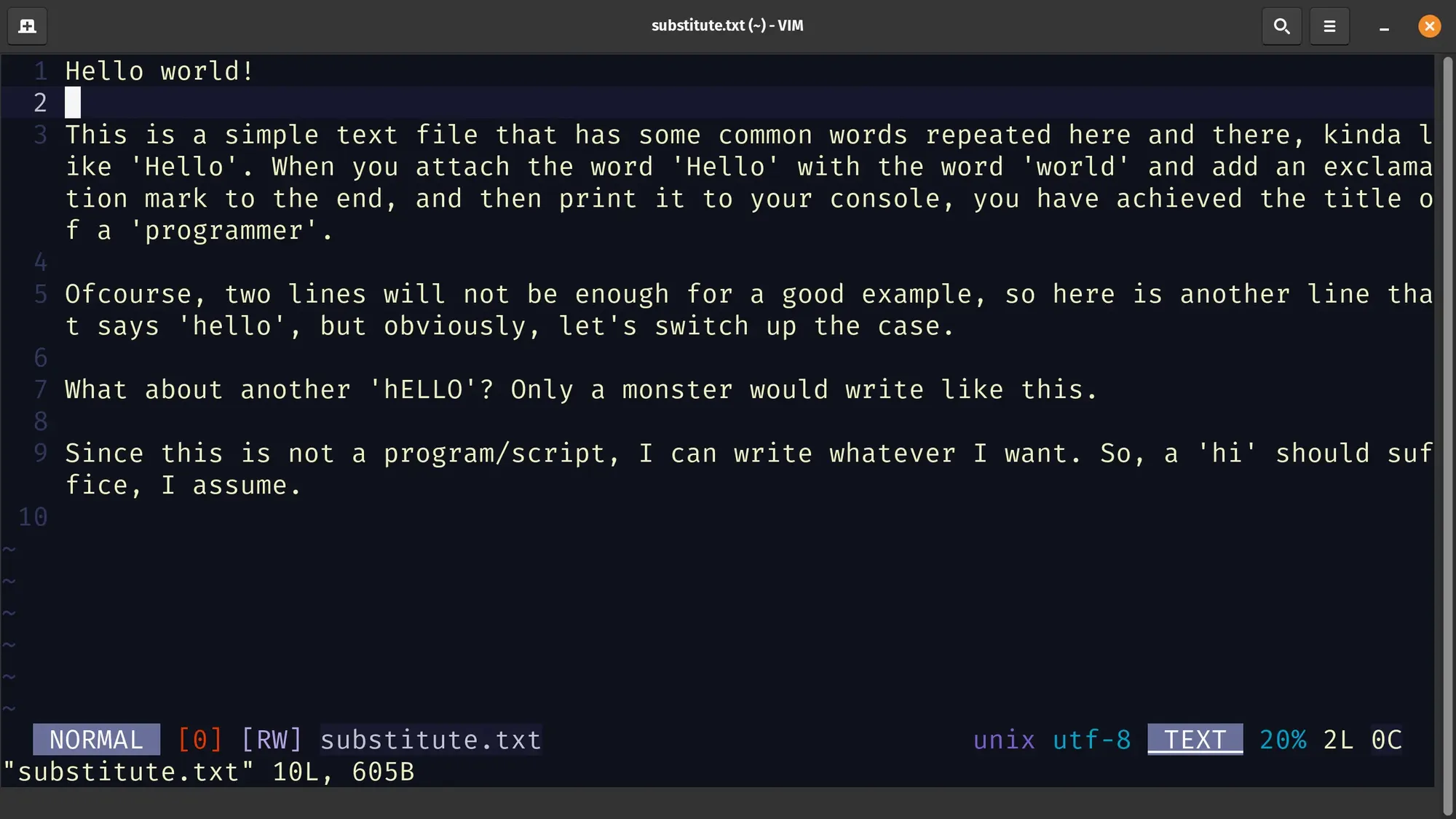 How To Find And Replace Text In Vim With Gif Examples 