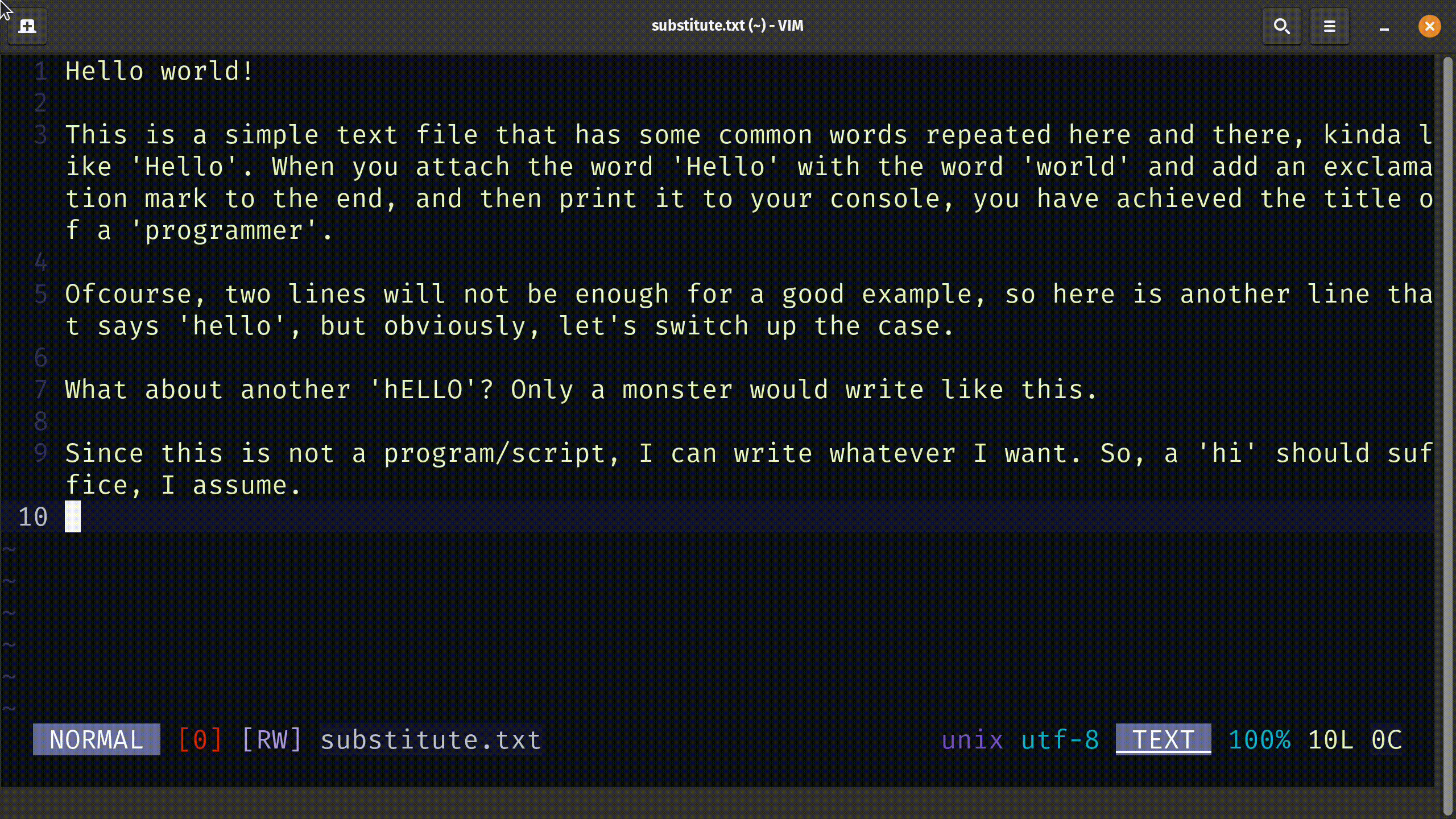 Find And Replace Text In Vim With Gif Examples 