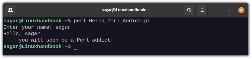 How To Run Perl Scripts In Linux Command Line
