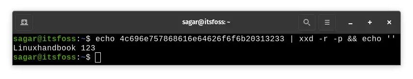 Convert Hex To ASCII Characters In Linux Bash Shell