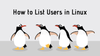 How to List Users in Linux Command Line [3 Simple Ways]