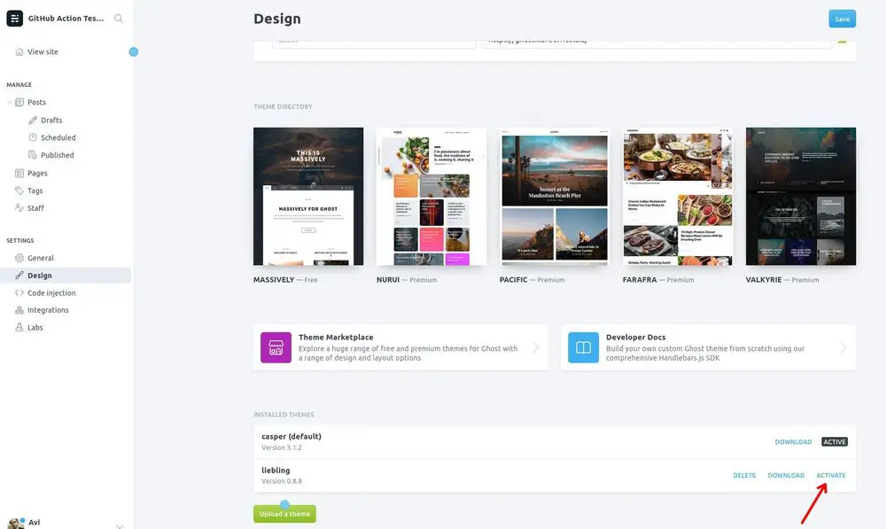 How to Deploy Ghost Themes Using GitHub Actions