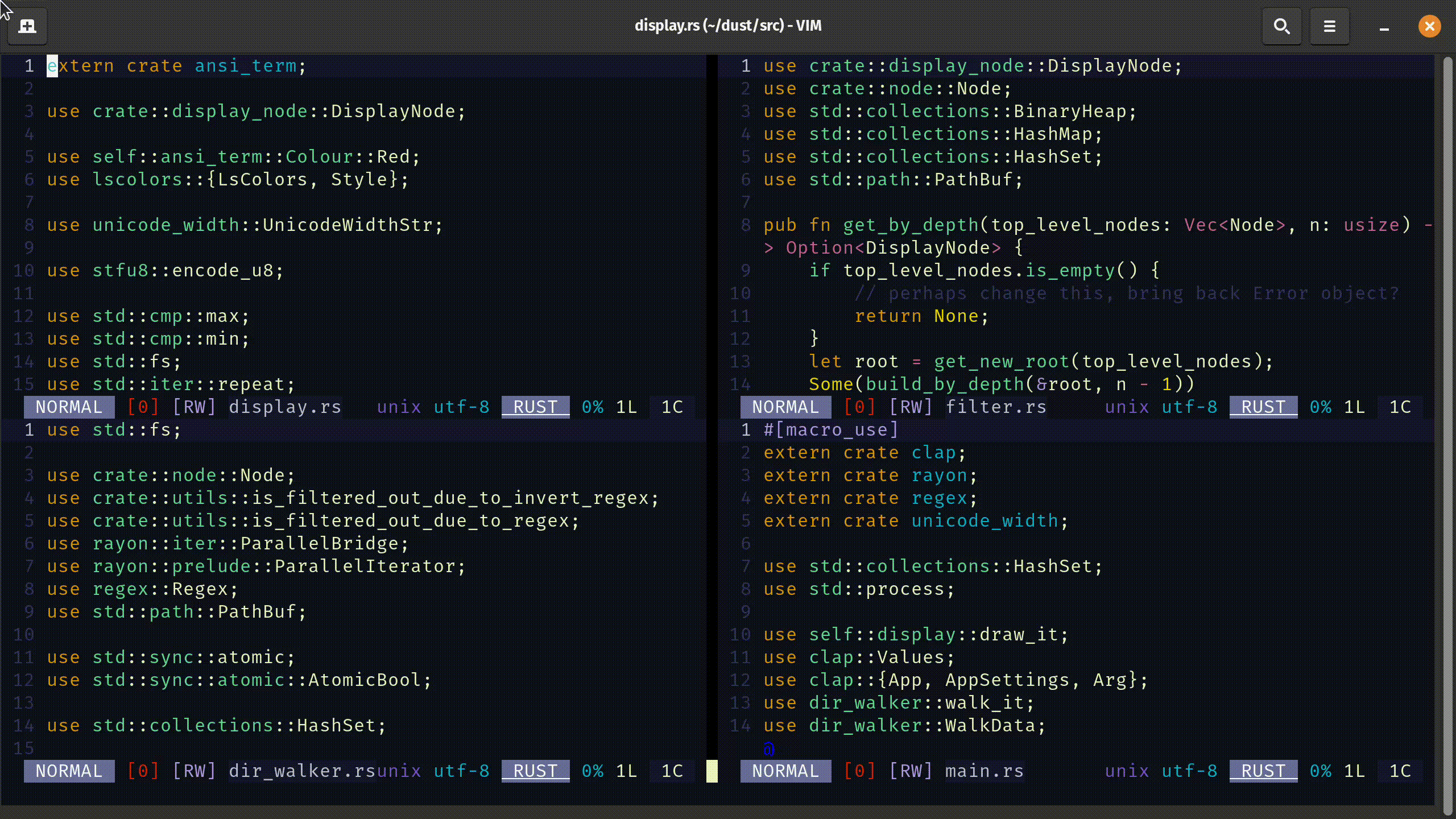 How to Split Vim Workspace Vertically or Horizontally