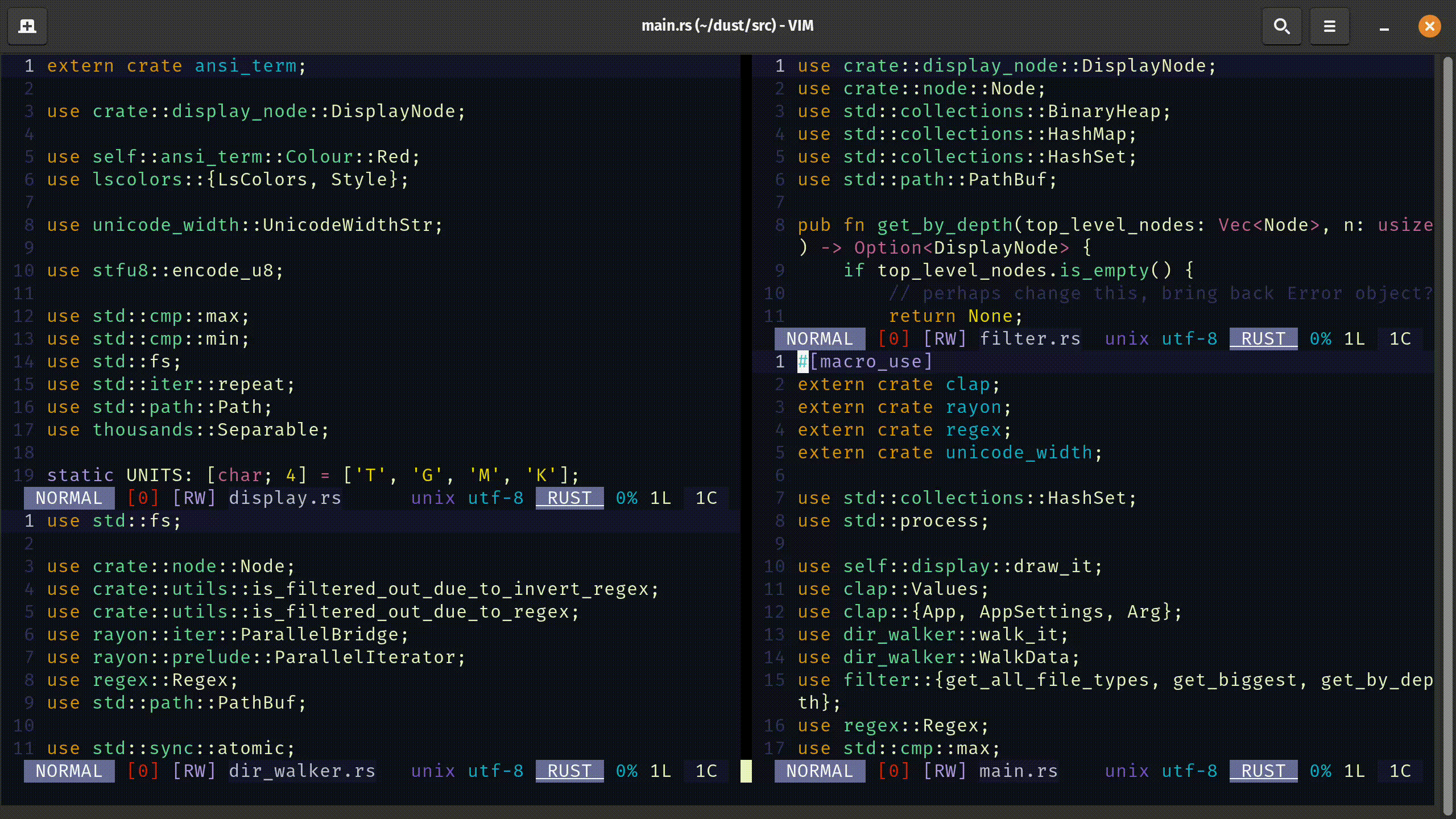 How to Split Vim Workspace Vertically or Horizontally