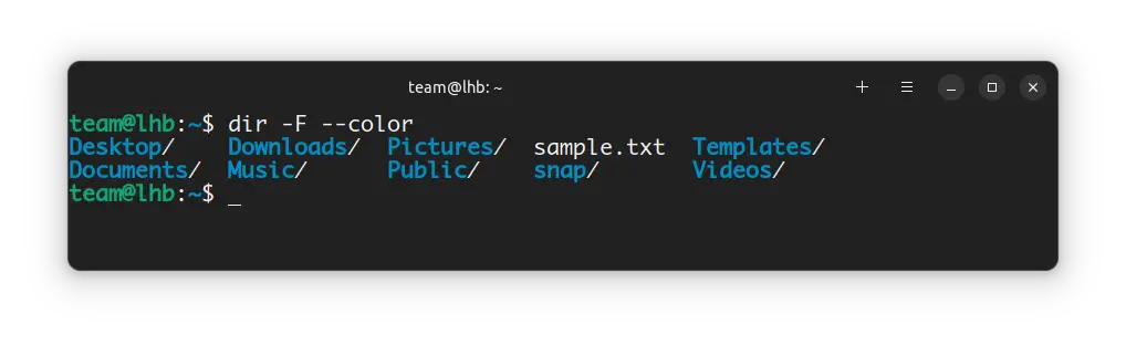 Dir Command in Linux [Examples]