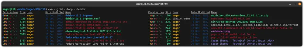 How to Use Exa Command on Linux