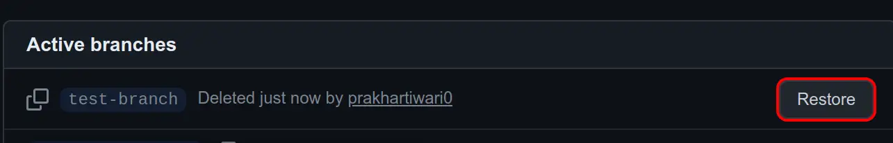 How to Delete a Branch in GitHub