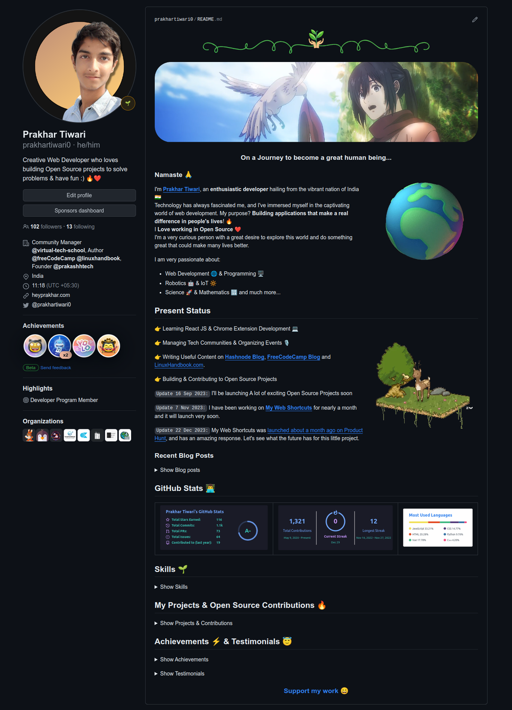 7 Tips to Make a Rockstar Student Developer GitHub Profile