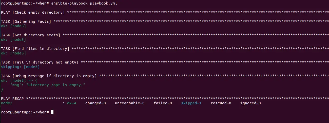 How to use when function in ansible [Examples]
