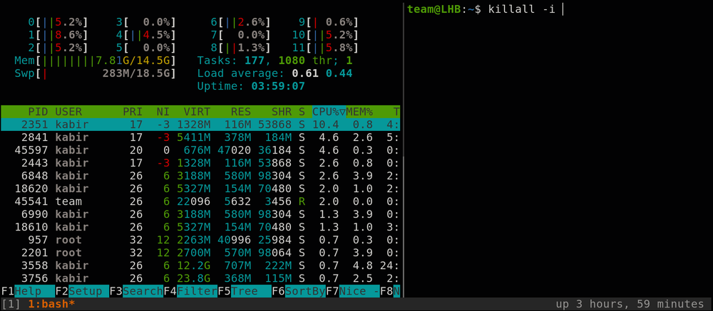 killall Command Examples in Linux