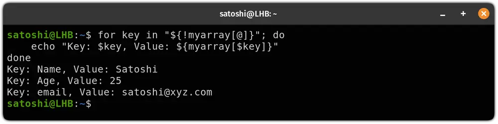 How To Use Associative Arrays In Bash