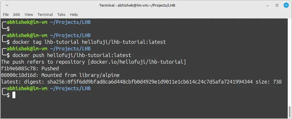 Build, Tag and Push Your Custom Docker Image to Repository