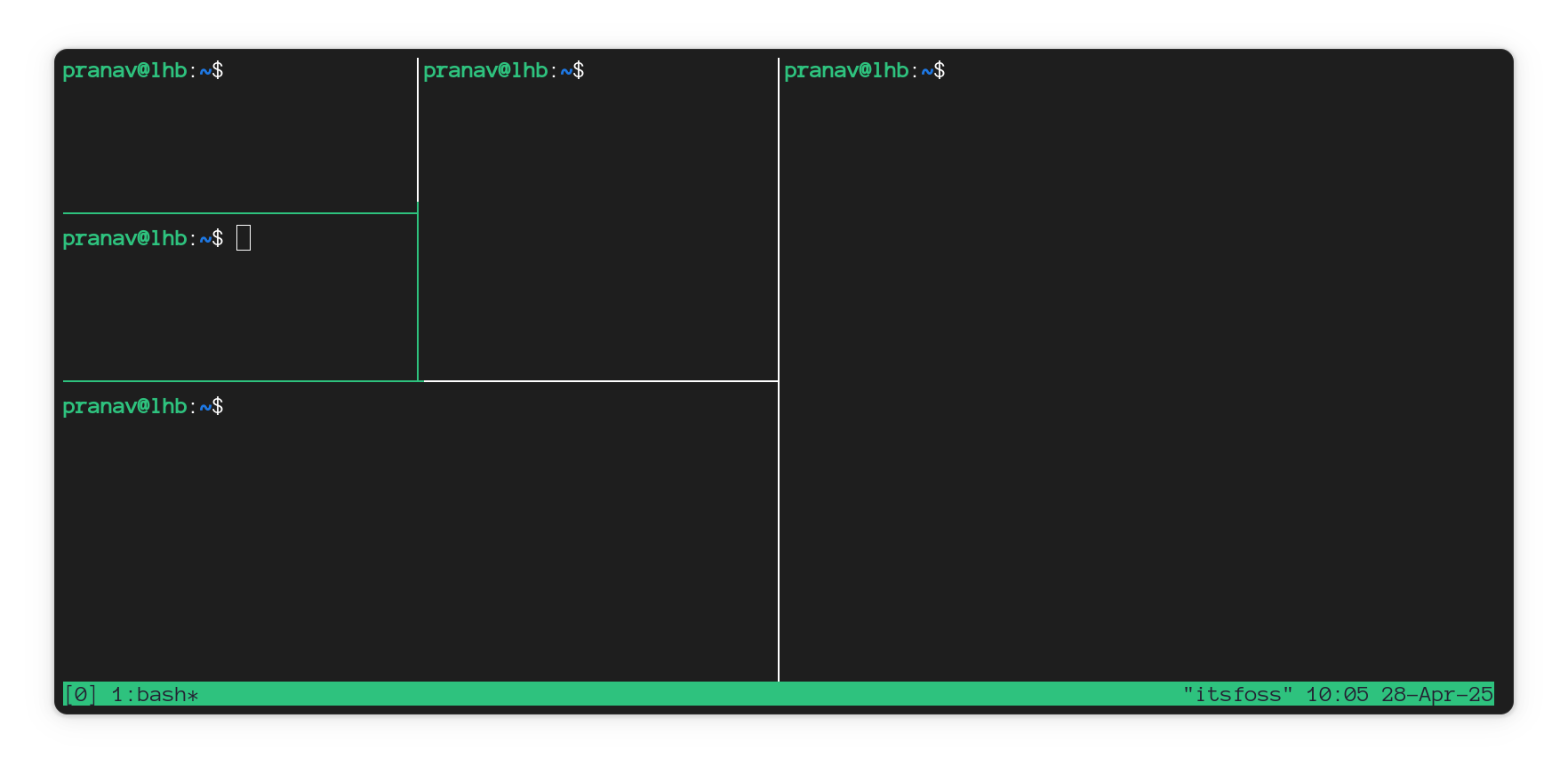 Resize Panes in Tmux