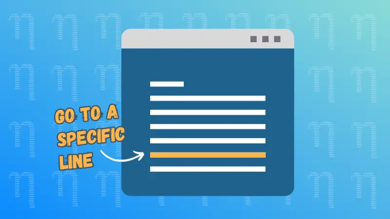 Go to a Specific Line in Nano Editor