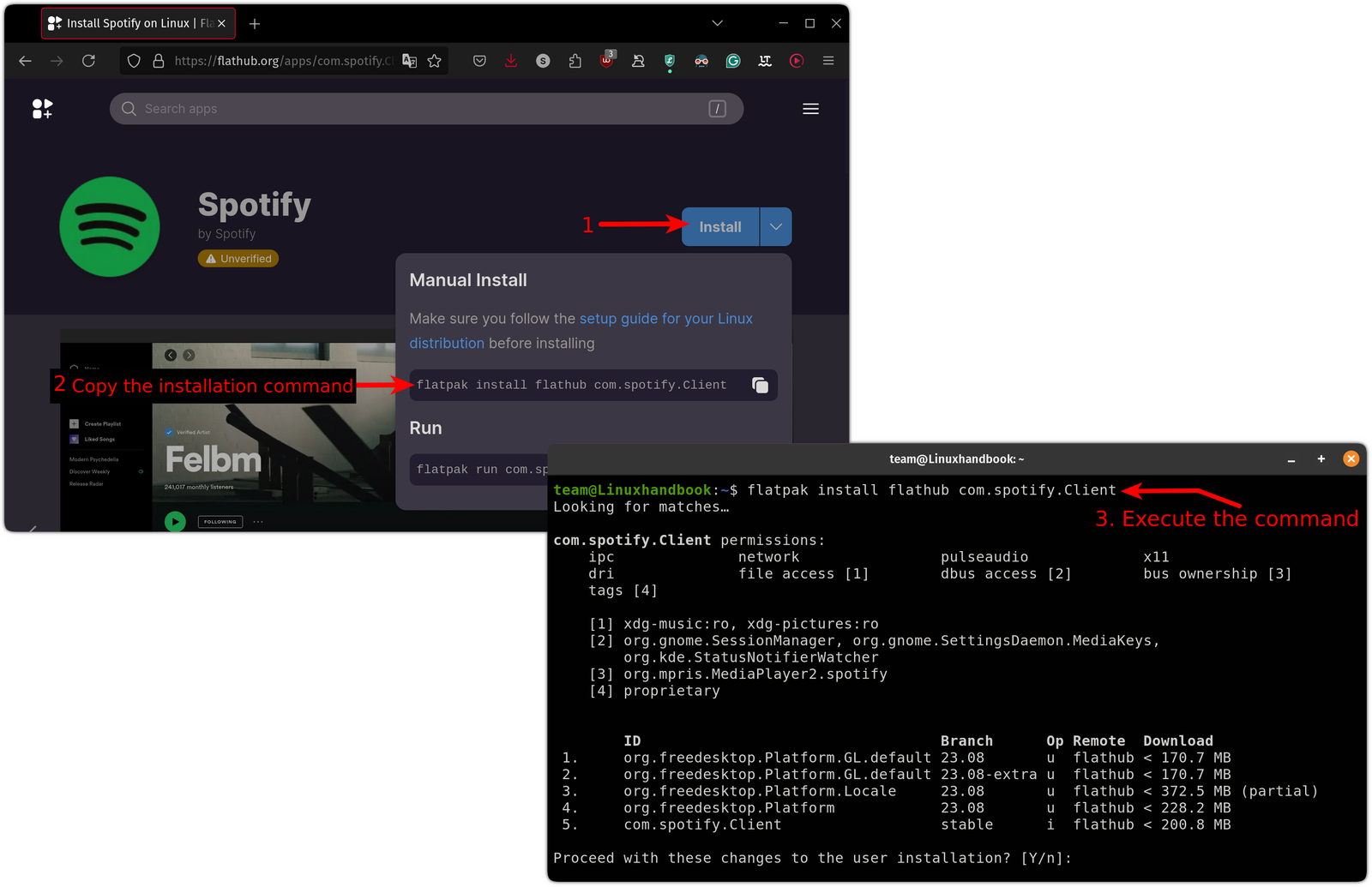 Install a Package with Flatpak