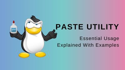 7 Practical Usage of Paste Command in Linux