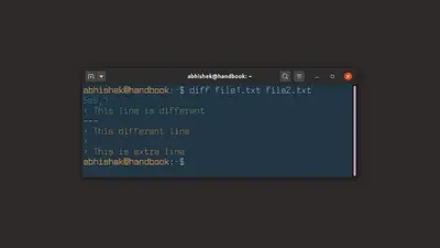 How to Color the Diff Command Output in Linux