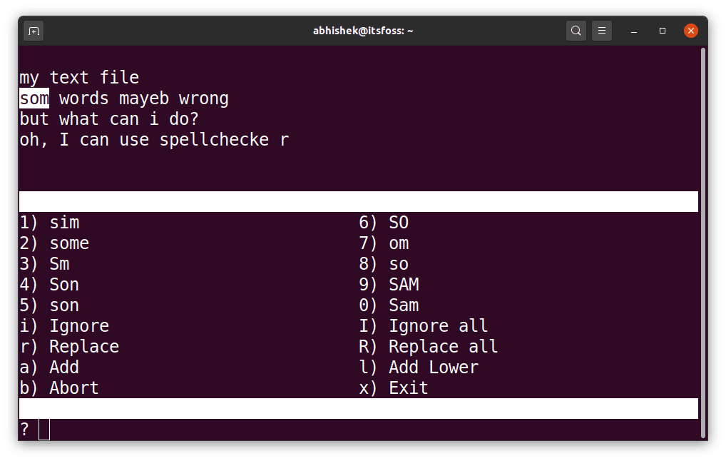 3 Commands To Spellcheck In Linux Command Line