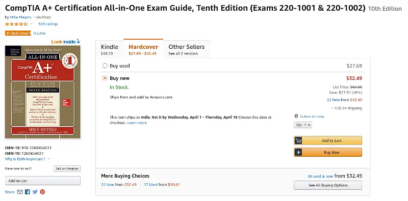 Best Books & Resources for CompTIA A+ Certification [2020]