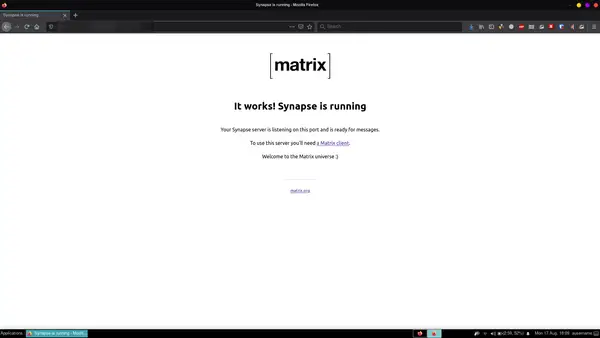 How To Install Matrix Synapse Homeserver Using Docker