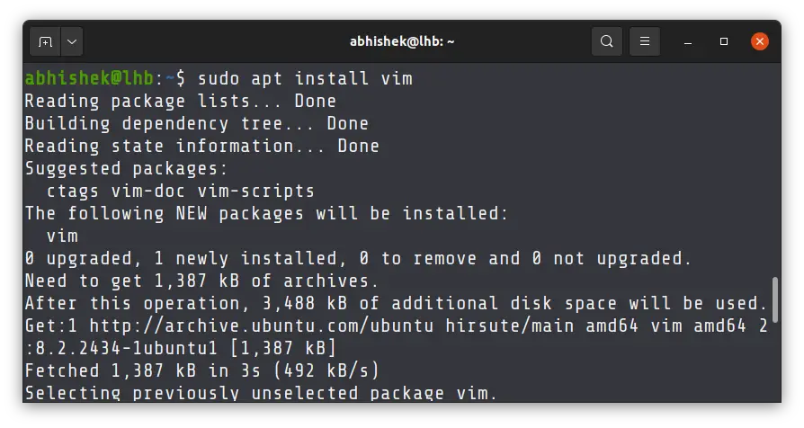 How To Install Vim On Ubuntu and Make It Default Editor 