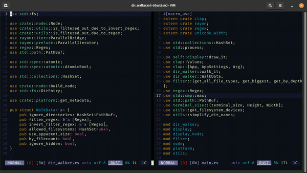 How to Split Vim Workspace Vertically or Horizontally