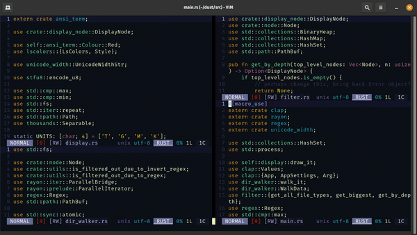 How to Split Vim Workspace Vertically or Horizontally