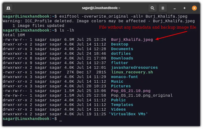 Remove Exif Data In Linux Command Line