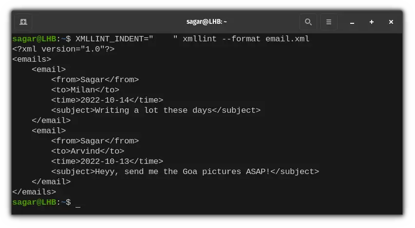 Pretty Print Xml In Linux Command Line 4969