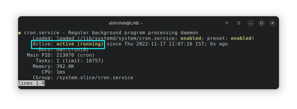 How to Start, Stop and Restart Cron Jobs