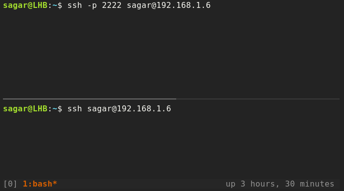 Connect to SSH Server on Alternate Port