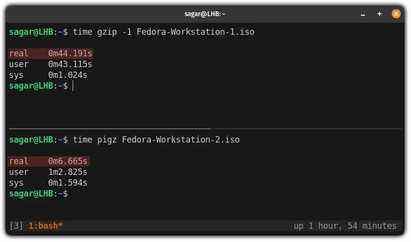 Compress Files Faster Using Pigz on Linux