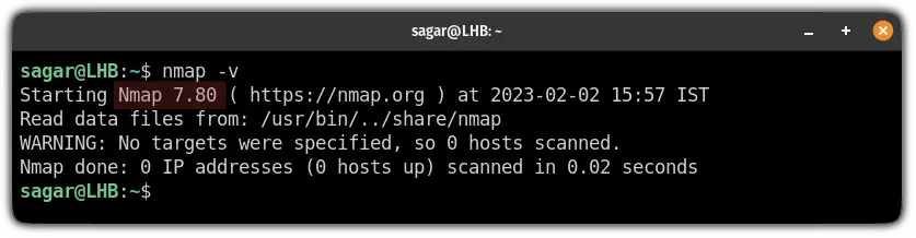 nmap Command Examples in Linux