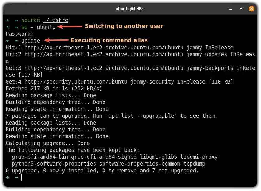 Configure And Use Aliases In Zsh