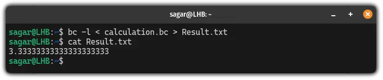 Using bc Command in Linux and Bash Scripts