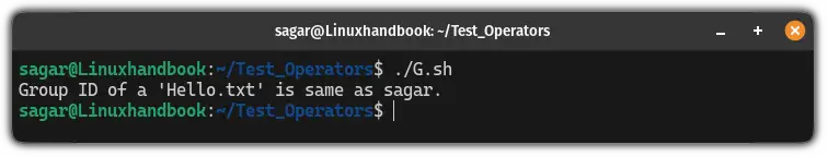 Test Operators In Bash Cheat Sheet