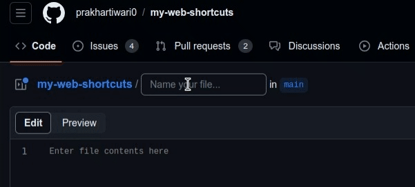 Create a New Folder in a GitHub Repo