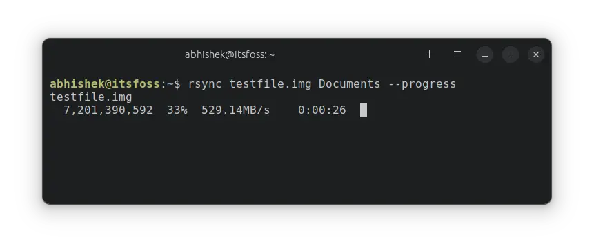 Copy Files in Linux With Visual Progress