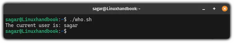 How to Find Current User Account in Linux