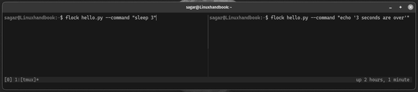 Using flock Command in Linux