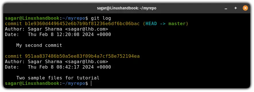 Git Show Files in a Commit