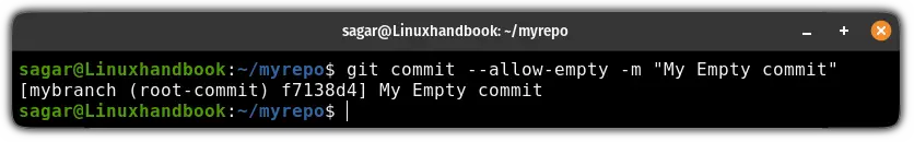 How to Push an Empty Commit in Git