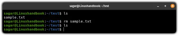 rm Command Examples in Linux