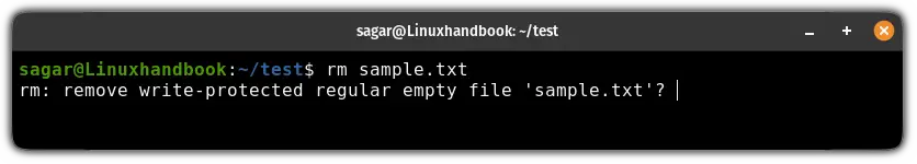rm Command Examples in Linux