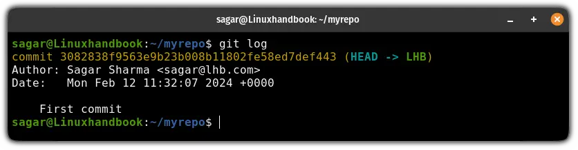 Check Git Commit History