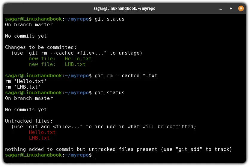 Undo Git Add: Remove Added Files Undo Git Add: Remove Added Files