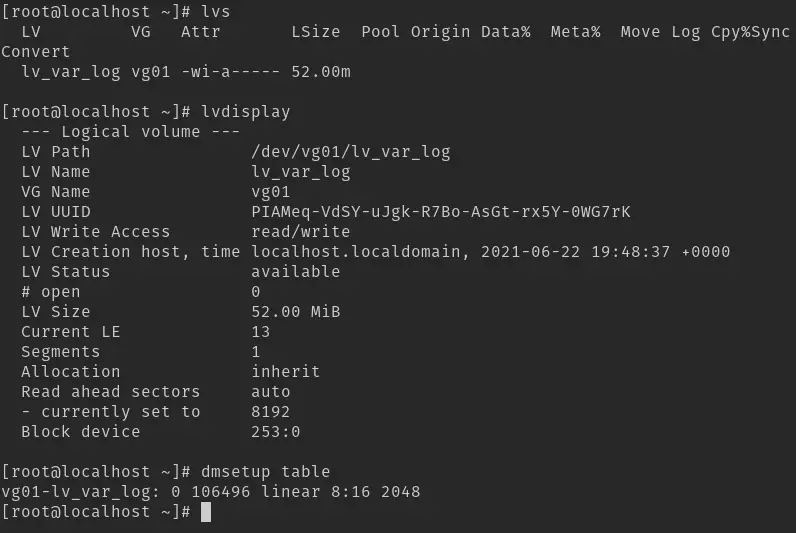 Efficient Block Device Management with LVM