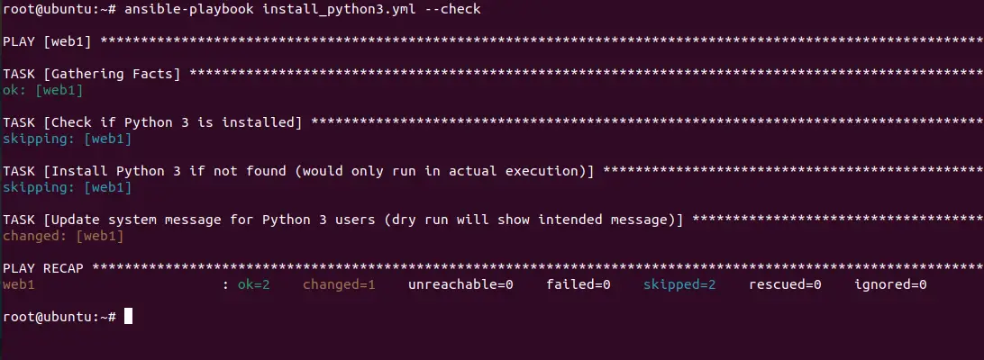 Ansible Dry Run: Running Playbook in Check Mode