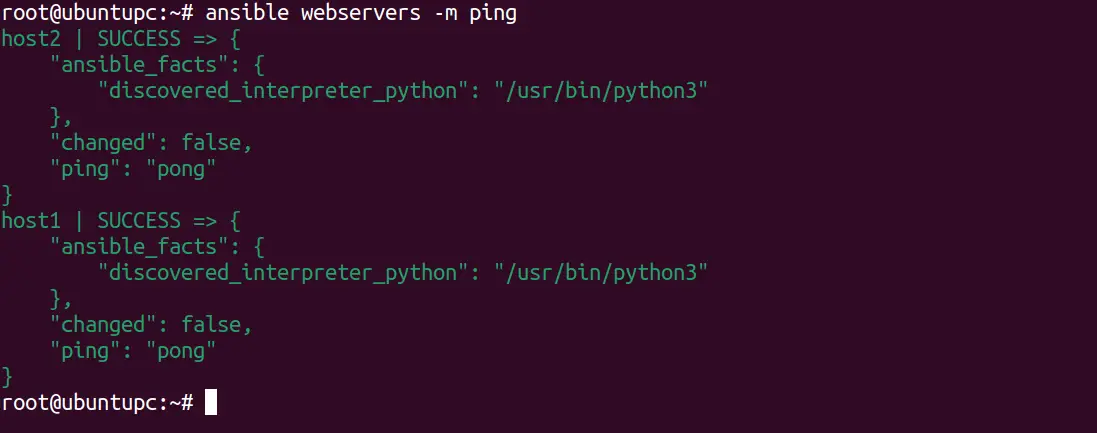 Ansible Ping Module: Check if Host is Reachable